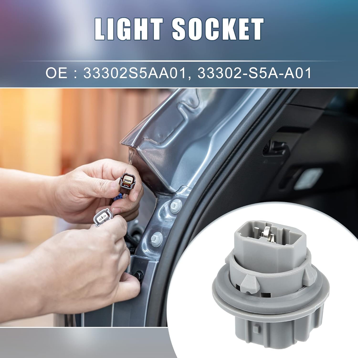 Señal de giro 33302S5AA01 bombilla para Acura RDX 2007-2015 plástico ...