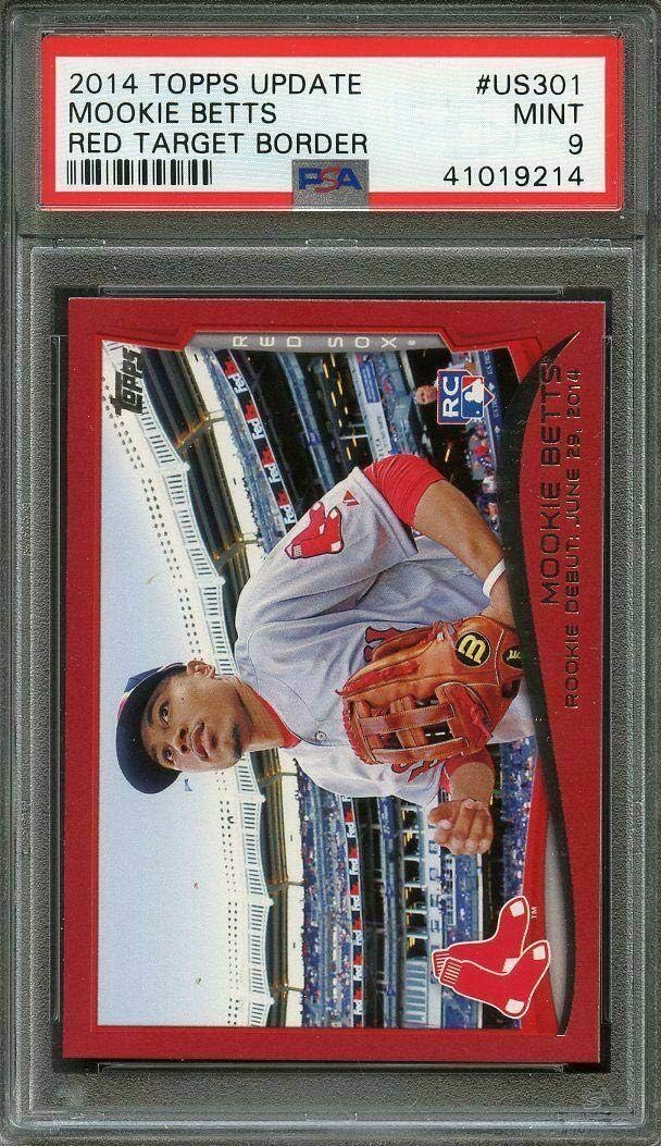 Amazon.com: 2014 topps update target red border #us301 MOOKIE BETTS red ...