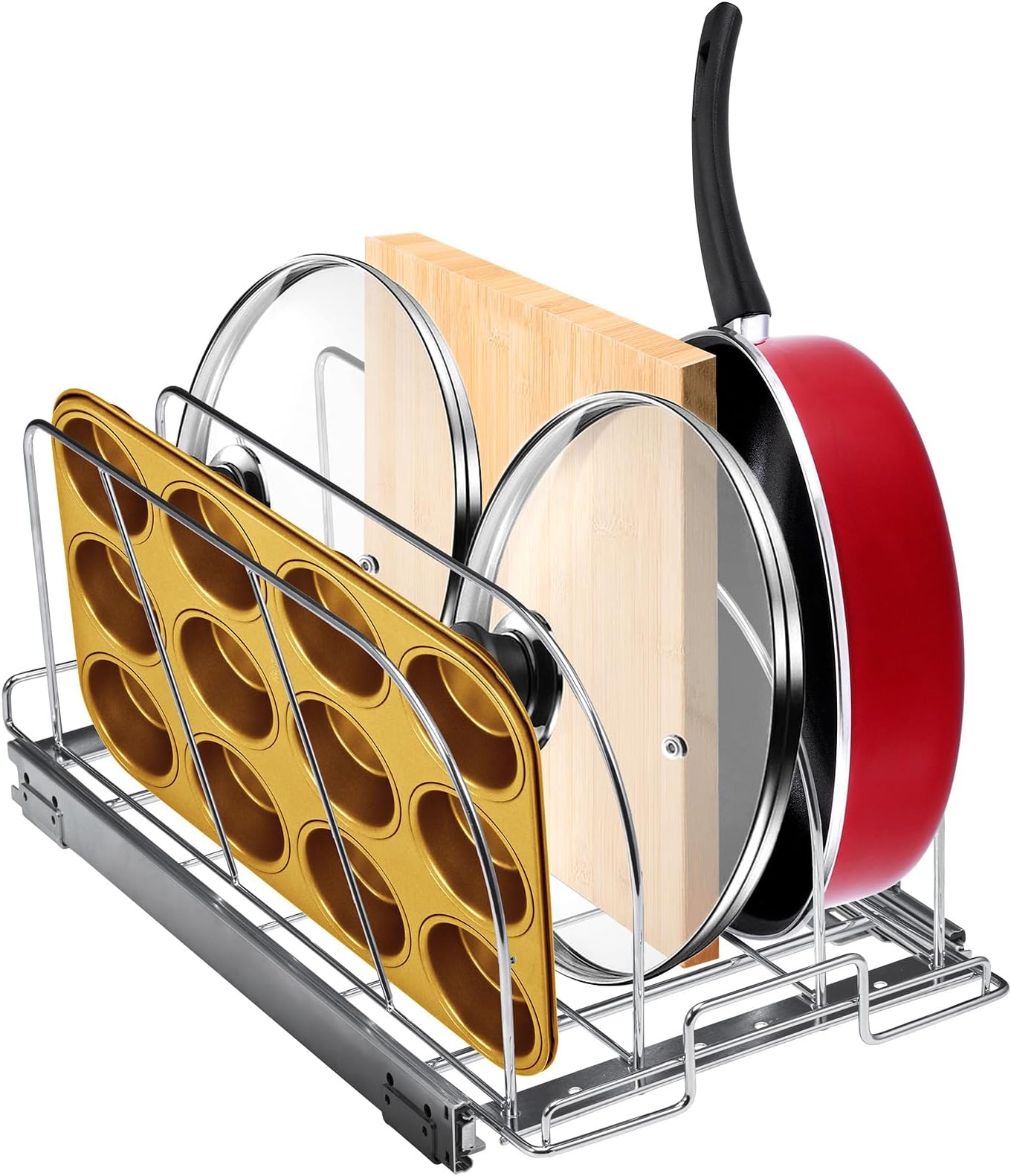 Amazon.com: HOLDN’ STORAGE Pull Out Organizer for Cookie Sheet, Cutting ...