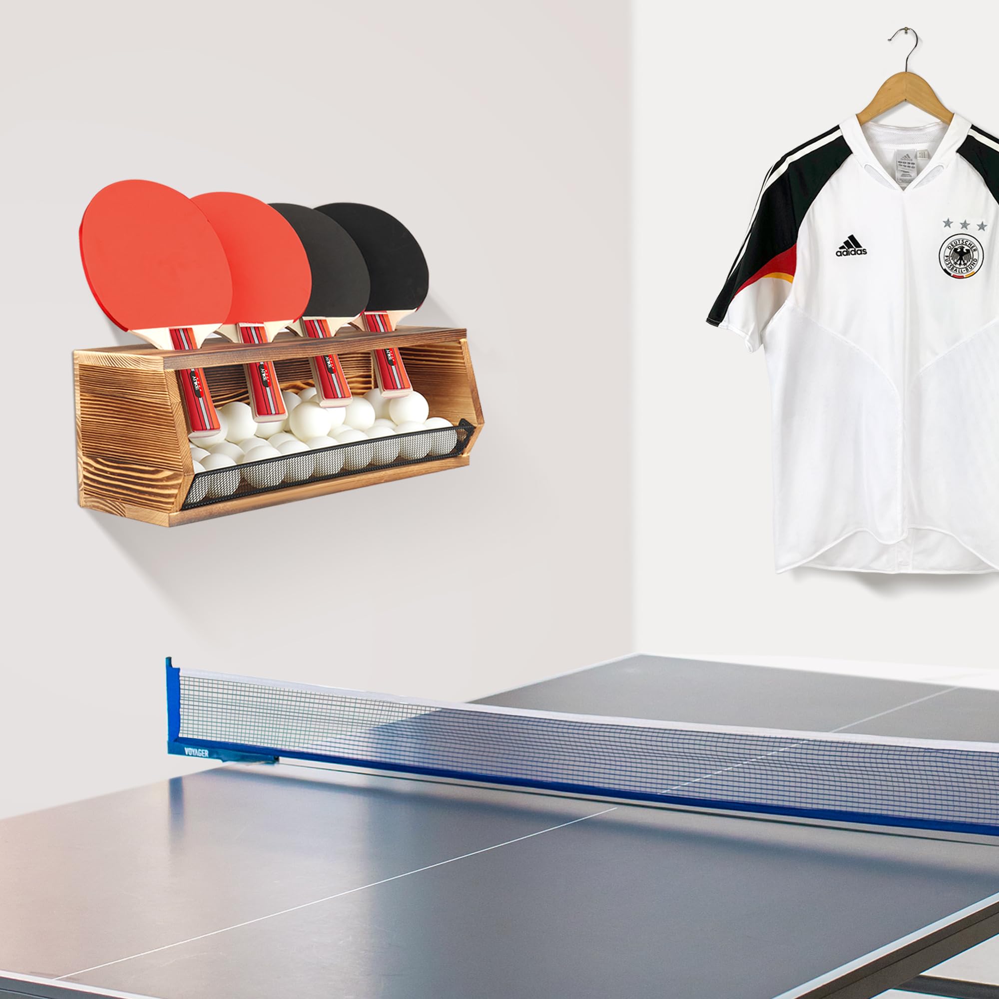 Snapklik.com : Ping Pong Storage Rack, Wall-Mount Table Tennis Paddle ...