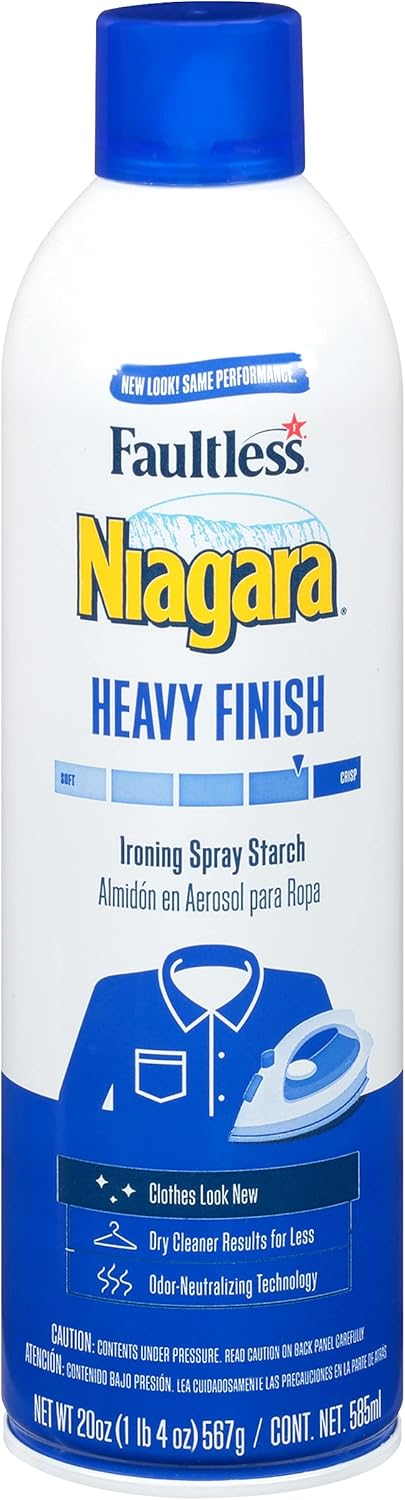 Niagara Niagara Spray Starch Plus, Heavy, 20 Oz : Amazon.ca: Health ...