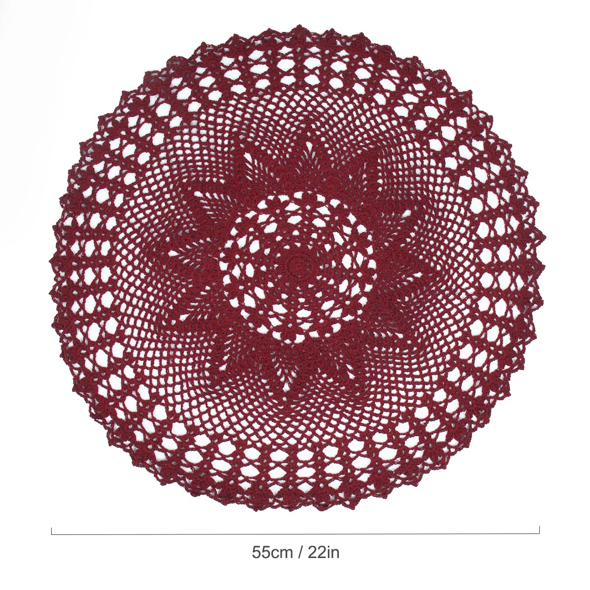 Snapklik.com : Kilofly Handmade Crochet Cotton Lace Table Sofa Doily