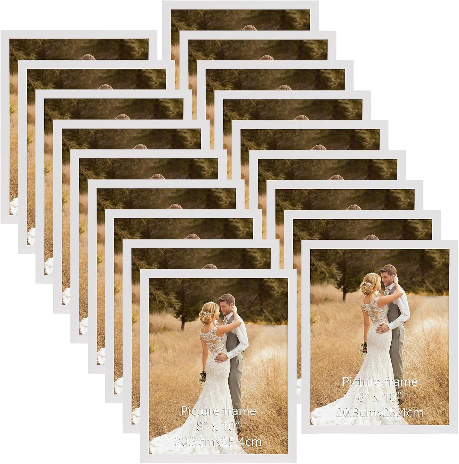 Amazon.com - WIFTREY 8x10 Picture Frame Set of 18, Multi Photo Frames 8 ...