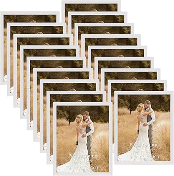 Amazon.com - WIFTREY 8x10 Picture Frame Set of 18, Multi Photo Frames 8 ...