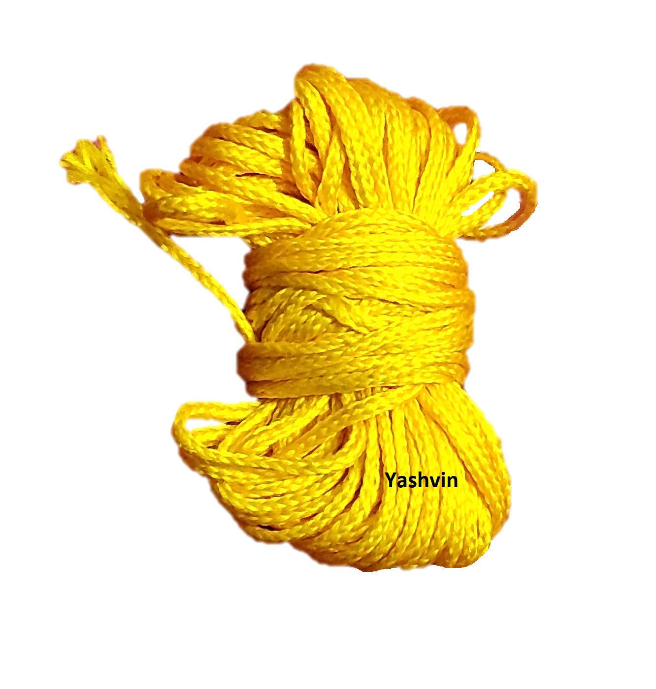 Yashvin Silk Peela Dhaga Sacred Thread for Puja and Religious Purpose ...