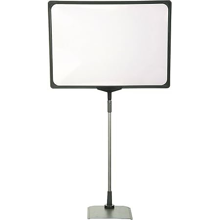 Infomate FRA Frame Pocket A3 Paper Display with Floor Stand (Grey), 75 ...