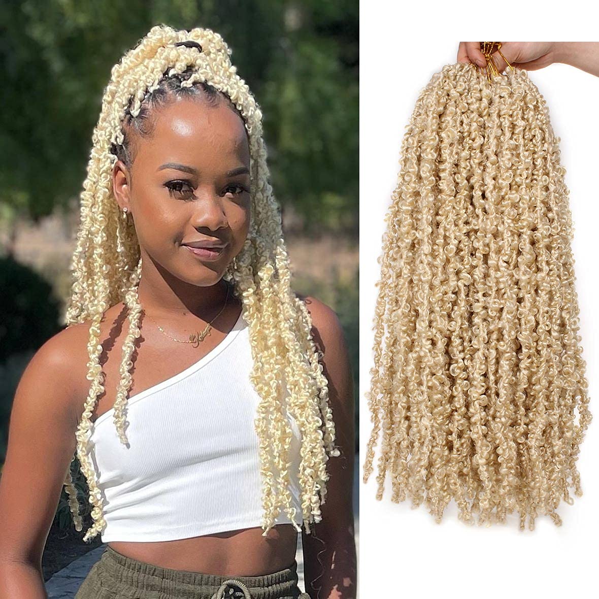 ZRQ 20 Inch 613 butterfly locs Crochet Hair 18 Inch Philippines | Ubuy