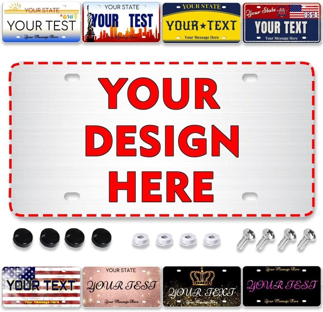 Custom License Plates for Front of Car,Personalized License Plate ...