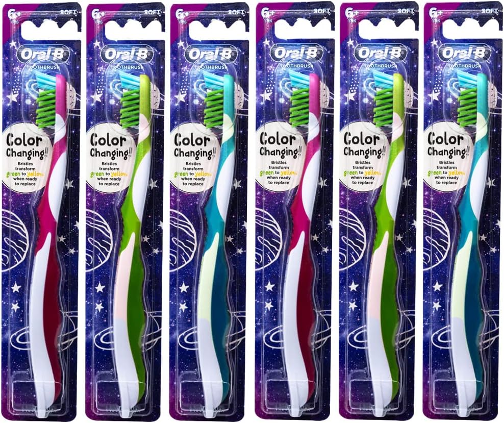 Amazon.com : Oral-B Pro-Health Junior CrossAction Galaxy Toothbrush ...