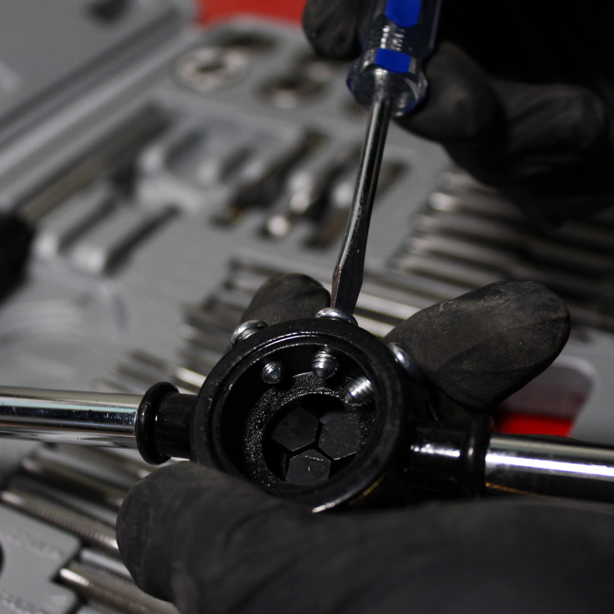 Snapklik.com : Metric And SAE Standard Tap And Die 60-Piece Rethread ...