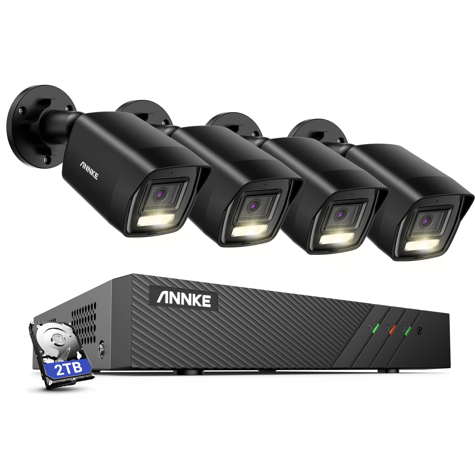 Amazon.com : ANNKE 3K Outdoor Security Camera System, 4pcs PoE Home ...