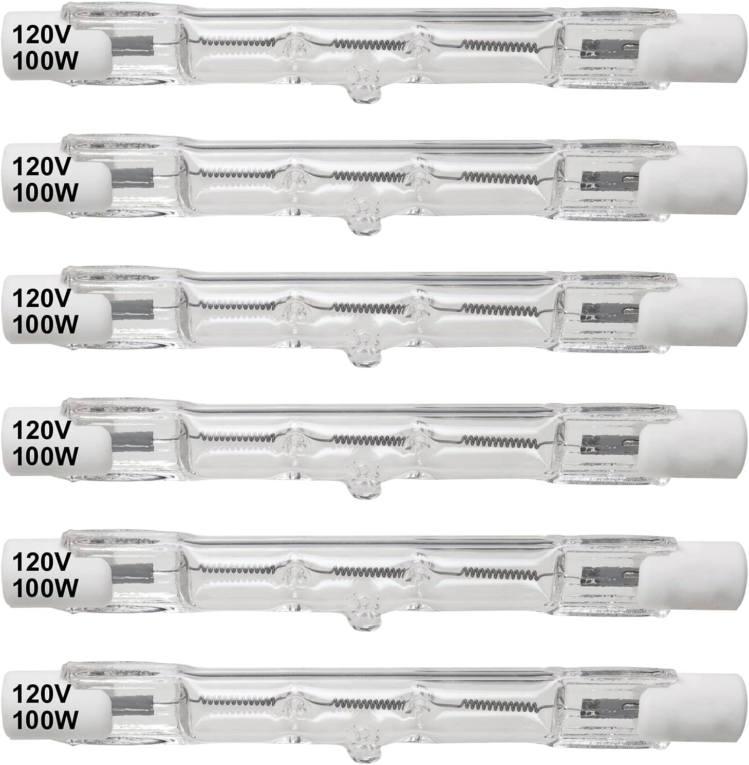 FEIT Electric 100-Watt (120V) Halogen T3 Double-Ended R7S Dimmable ...