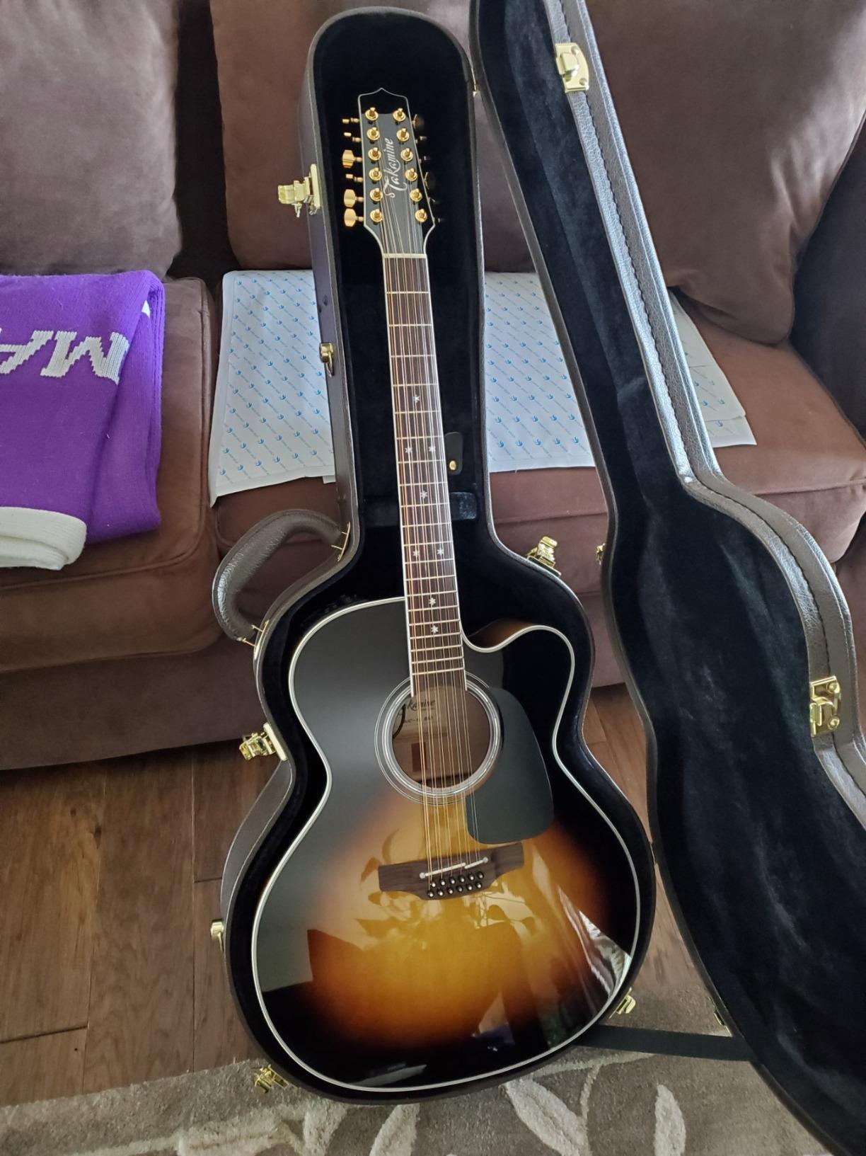 Amazon.com: Takamine Pro Series 6 Jumbo Cutaway 12-String Acoustic ...