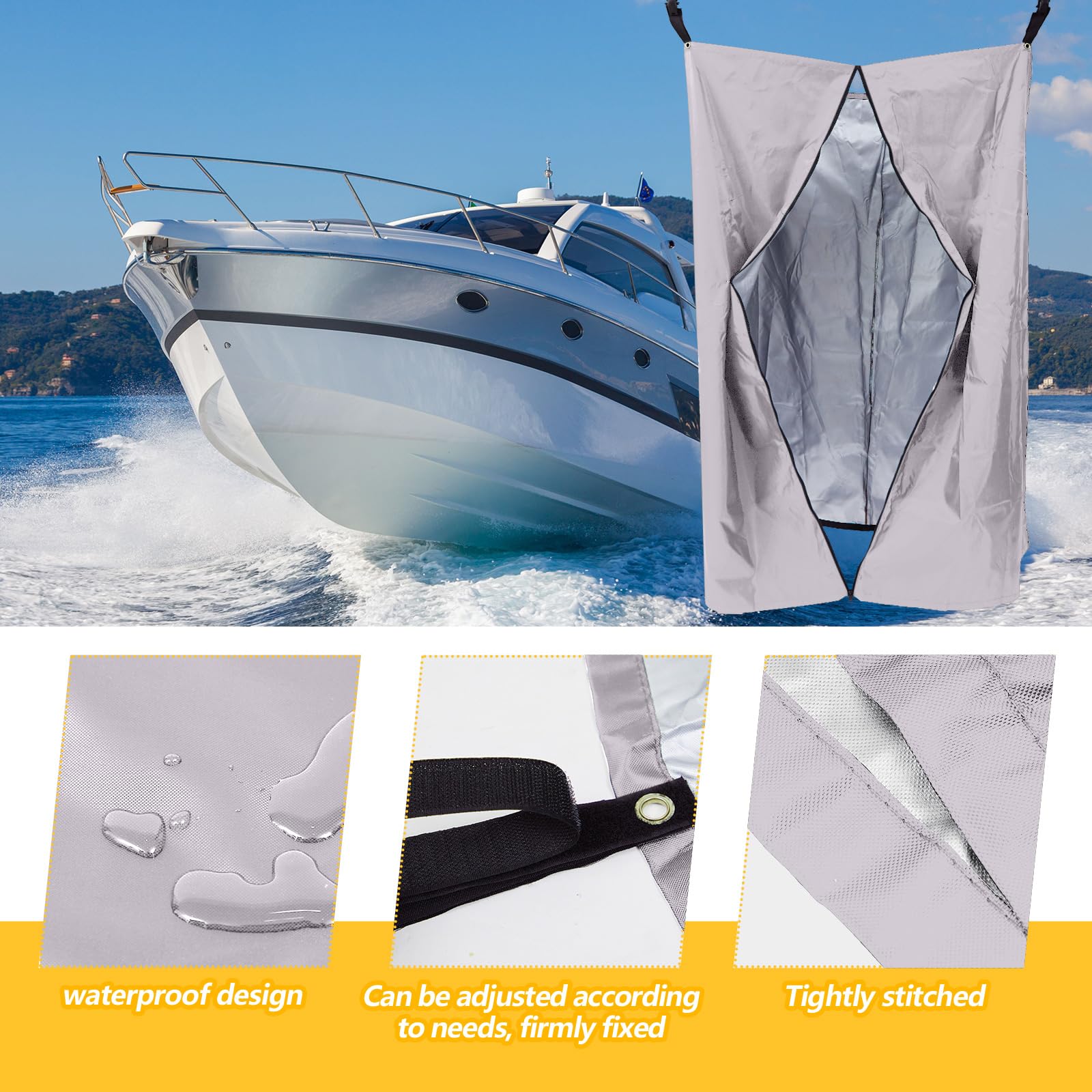 Snapklik.com : Woanger Boats Privacy Curtain Boat Changing Room