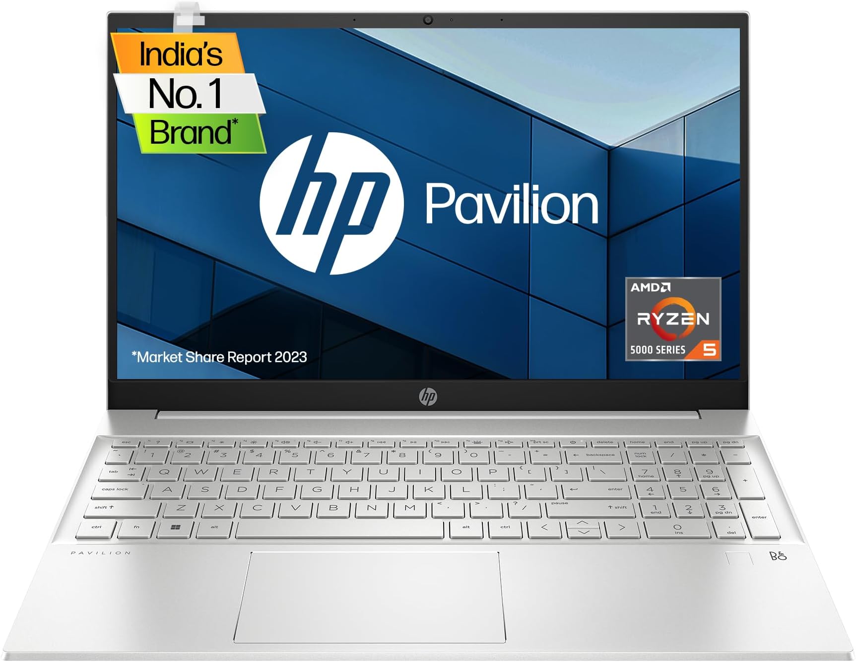 HP Laptop 14, AMD Ryzen 5 7520U, 14-inch (35.6 cm), FHD, 16GB LPDDR5 ...