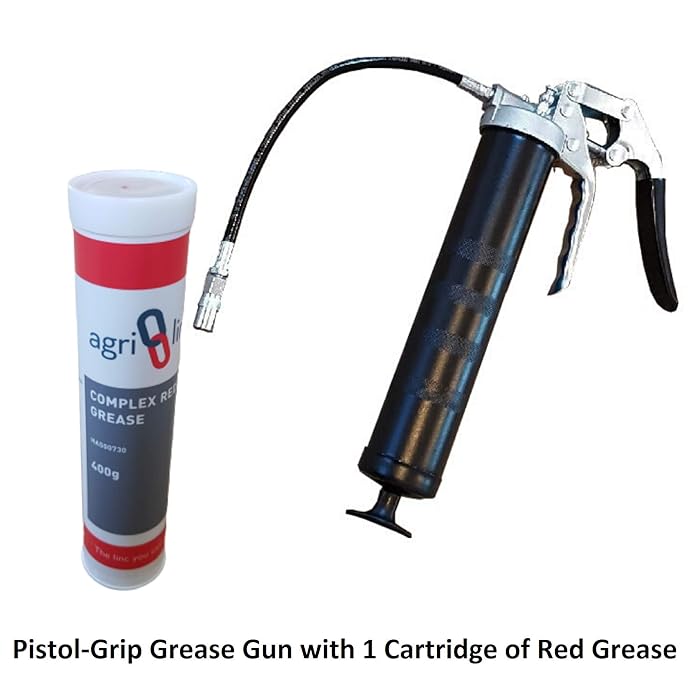 Buy Pistol Grip Grease Gun and 1 Red Grease Cartridge Bundle Offer ...