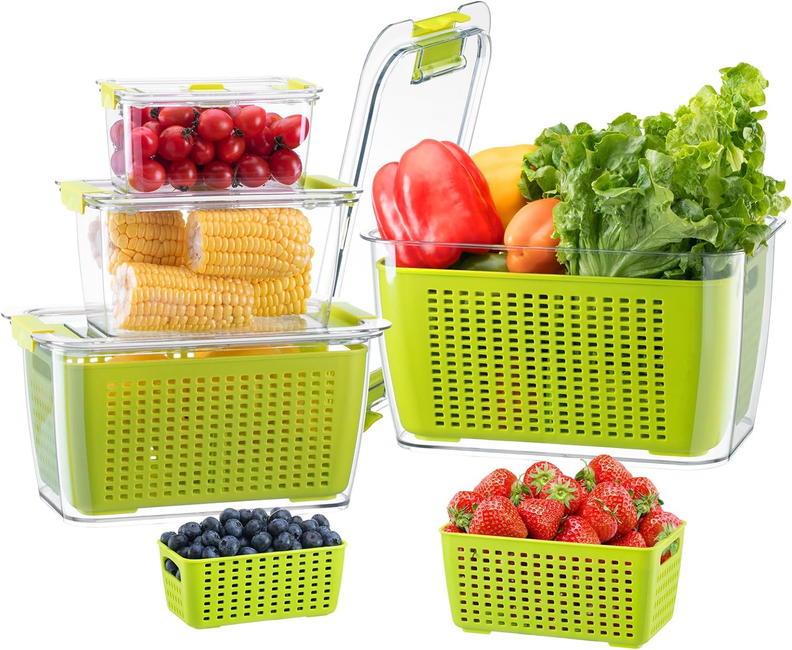Amazon.com: NISILIN 14 Pack Fridge Organizers and Storage ...