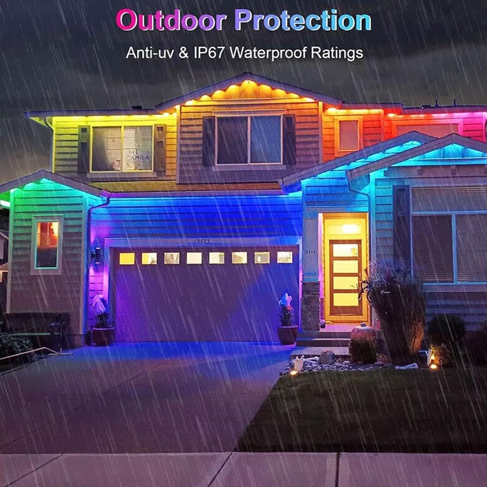 Under Eaves Outdoor Spotlight Advice Mounting LED Light Strips Under