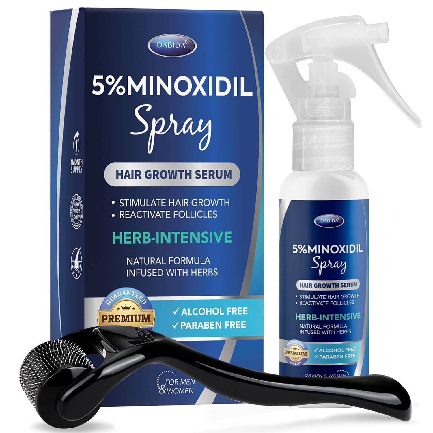 Amazon.com : 5% Minoxidil for Men Hair, Minoxidil Spray Kit, Minoxidil ...