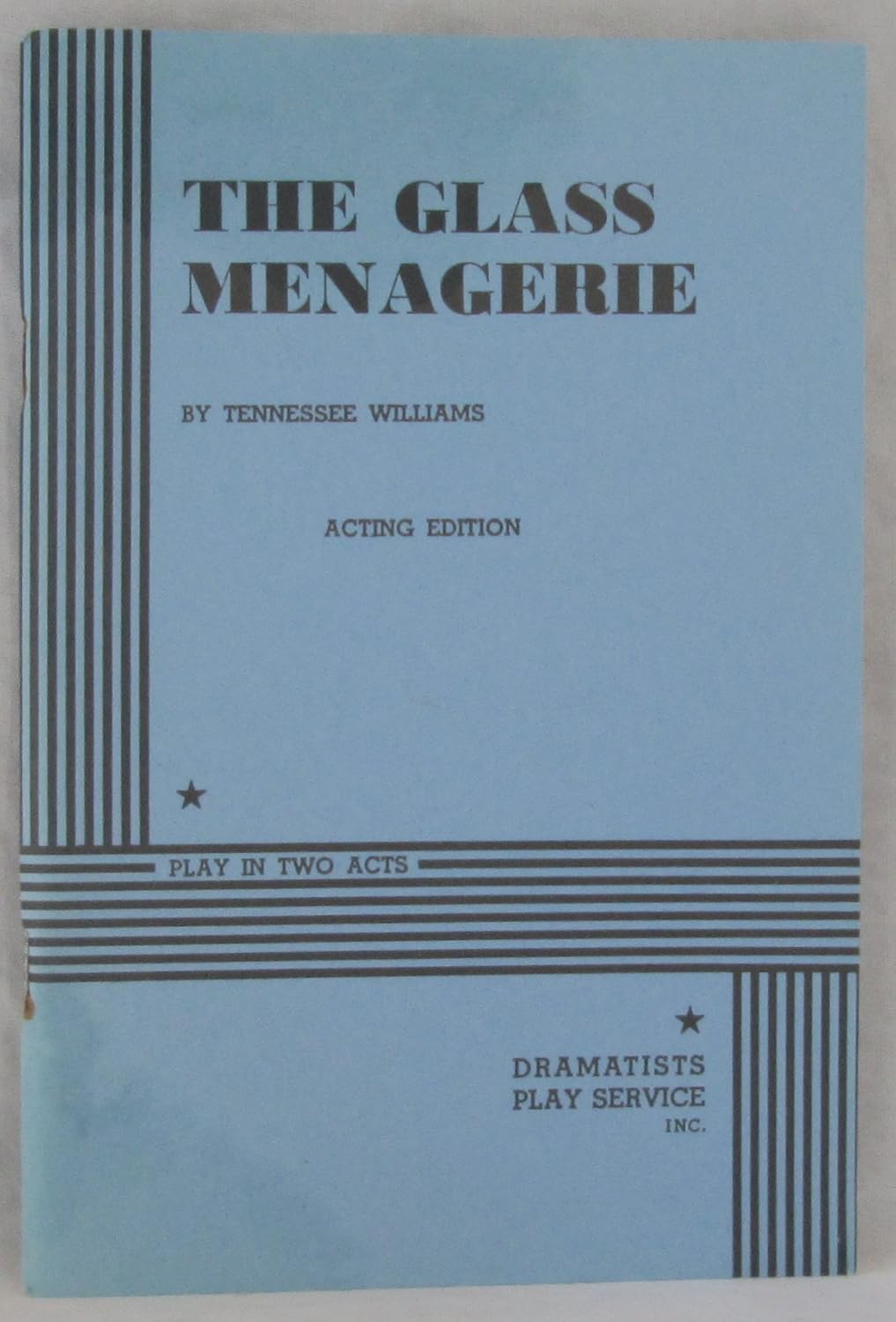 The Glass Menagerie, Acting Edition: Tennessee Williams: Amazon.com: Books