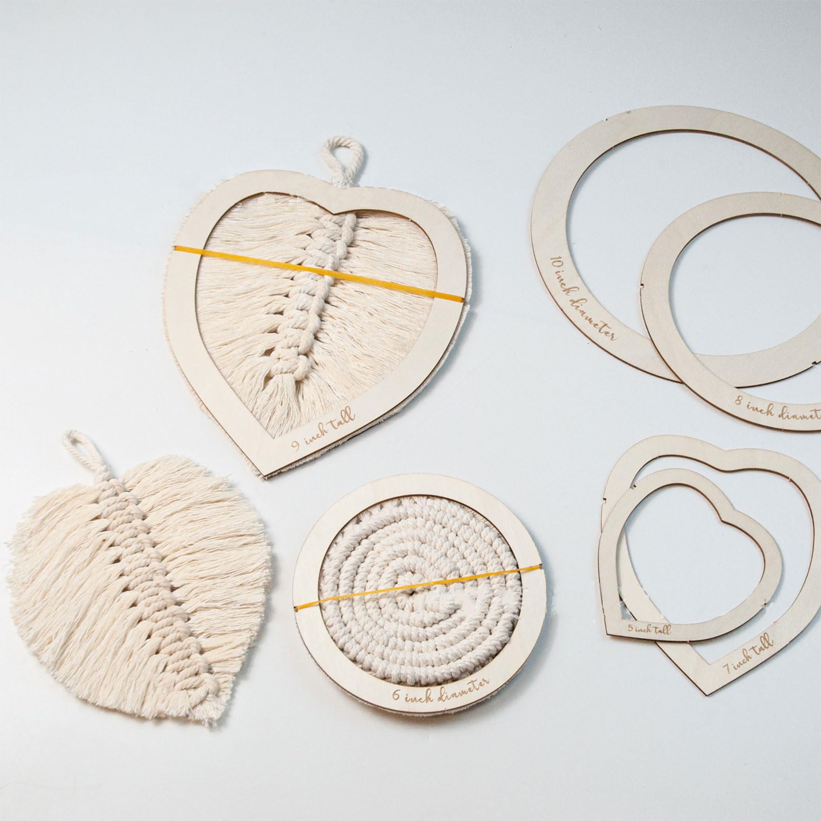 Snapklik.com : Macrame Leaf Template, 1 Pack Cutting Template Macrame ...