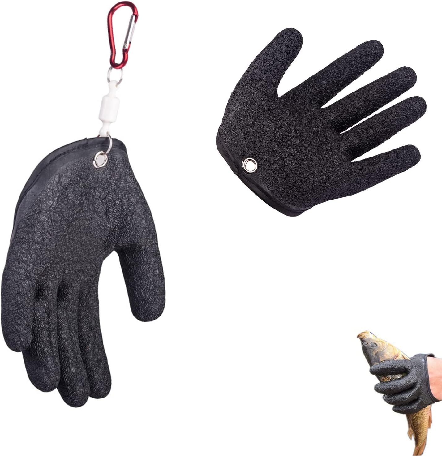 Amazon.com : LELEBEAR Fishing Catching Gloves,Lilybady Fishing Glove ...