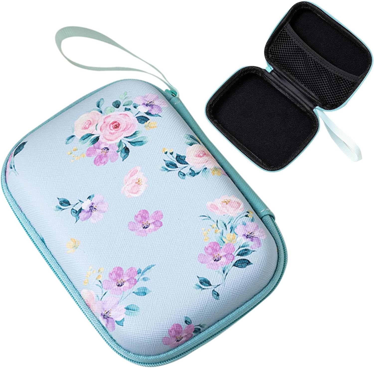 Earphone Case, Hearing Aid Case Compatible with in-ear Headphones, EVA ...