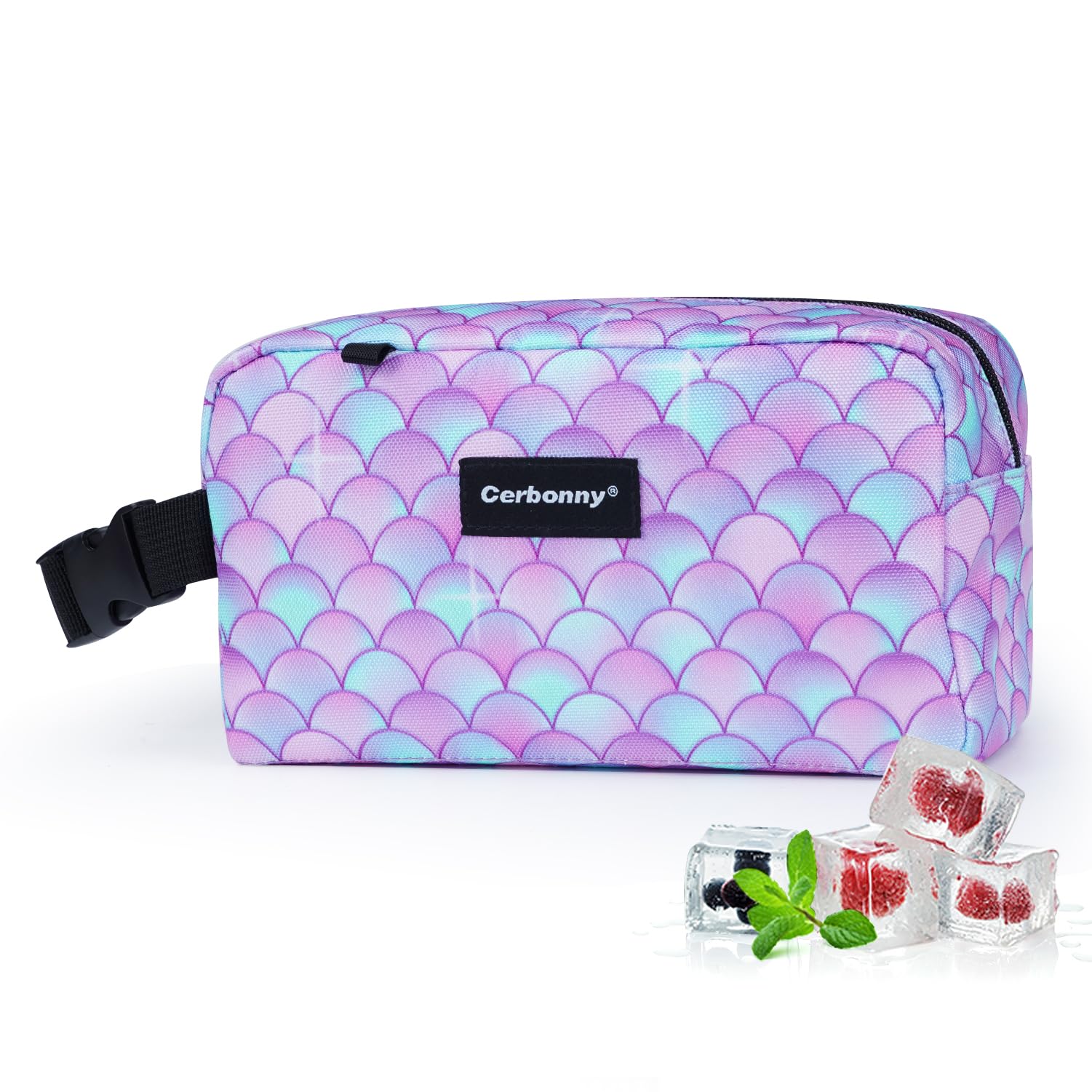 Amazon.com: Cerbonny Small Cooler Bag Freezable Lunch Bag for Work ...