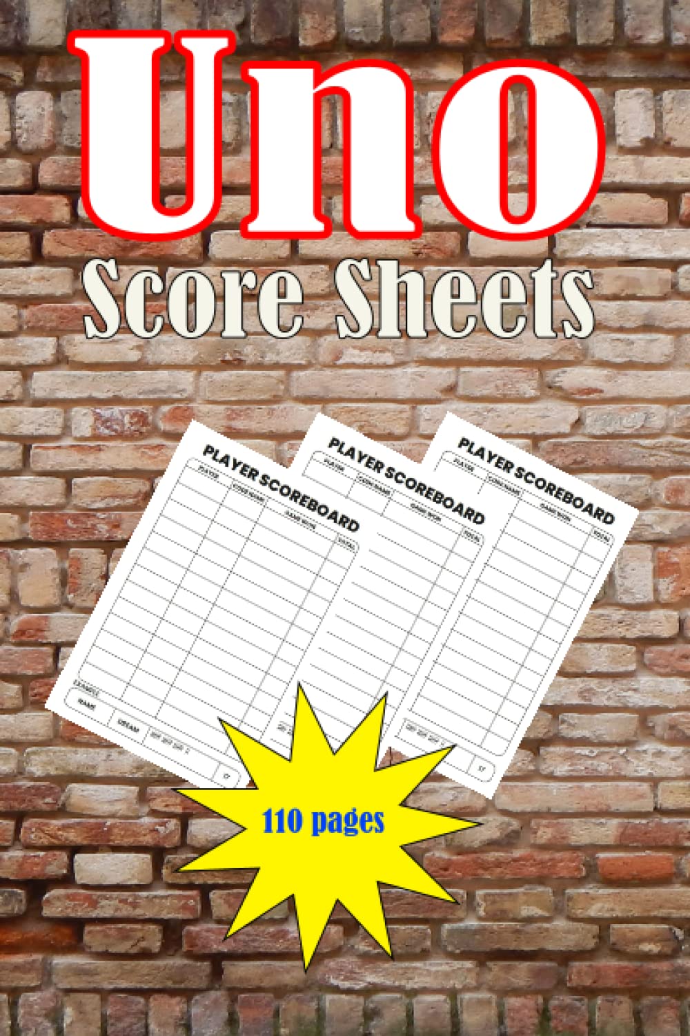 Uno Score Sheets: Uno Card Game Original Personal Handy Score Pad ...
