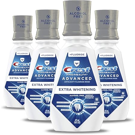 Amazon.com : Crest 3D White Glamorous White Mouthwash, Alcohol Free ...