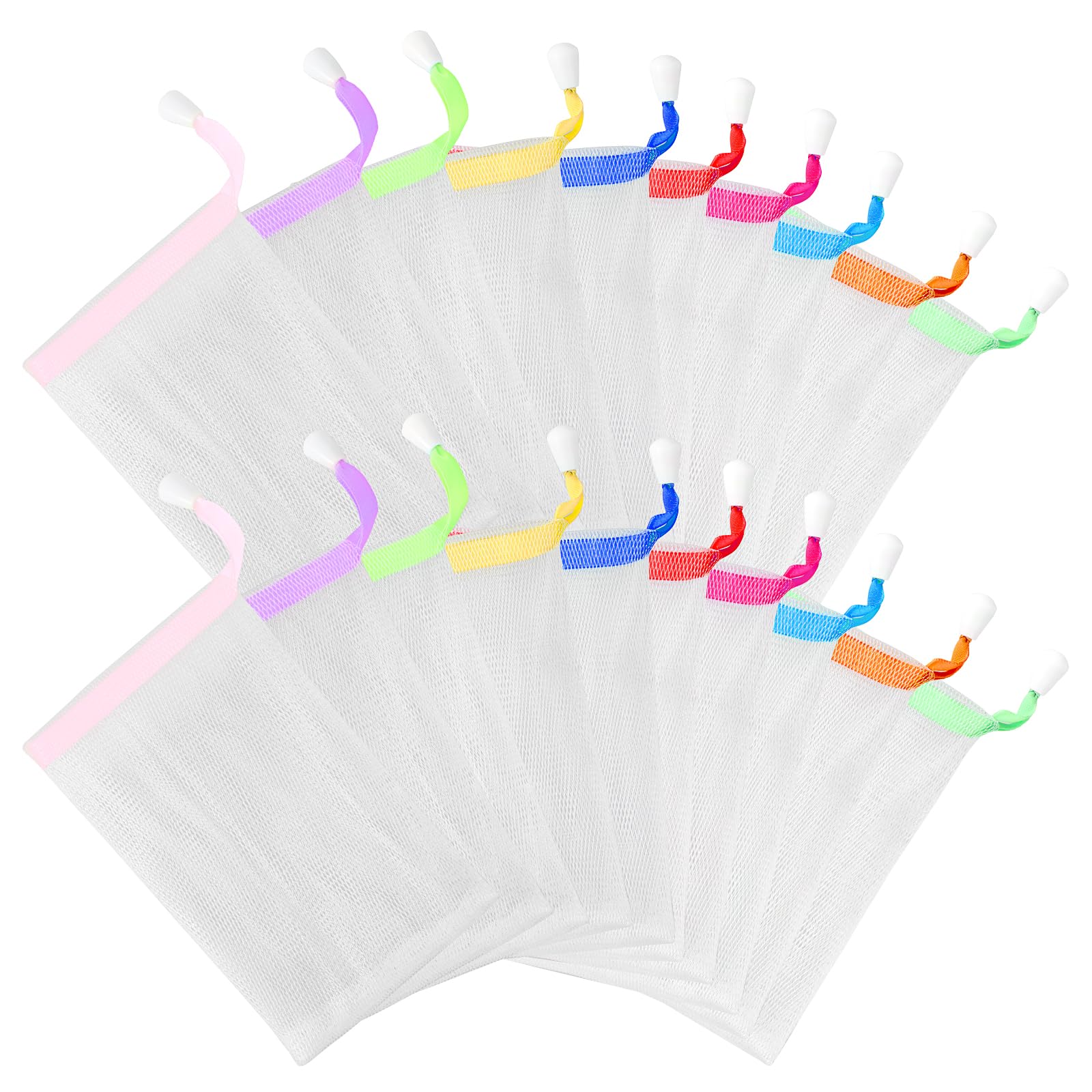 Amazon.com: 20 Pcs Mesh Soap Bag for Shower, Soft Soap Saver Bag Pouch ...