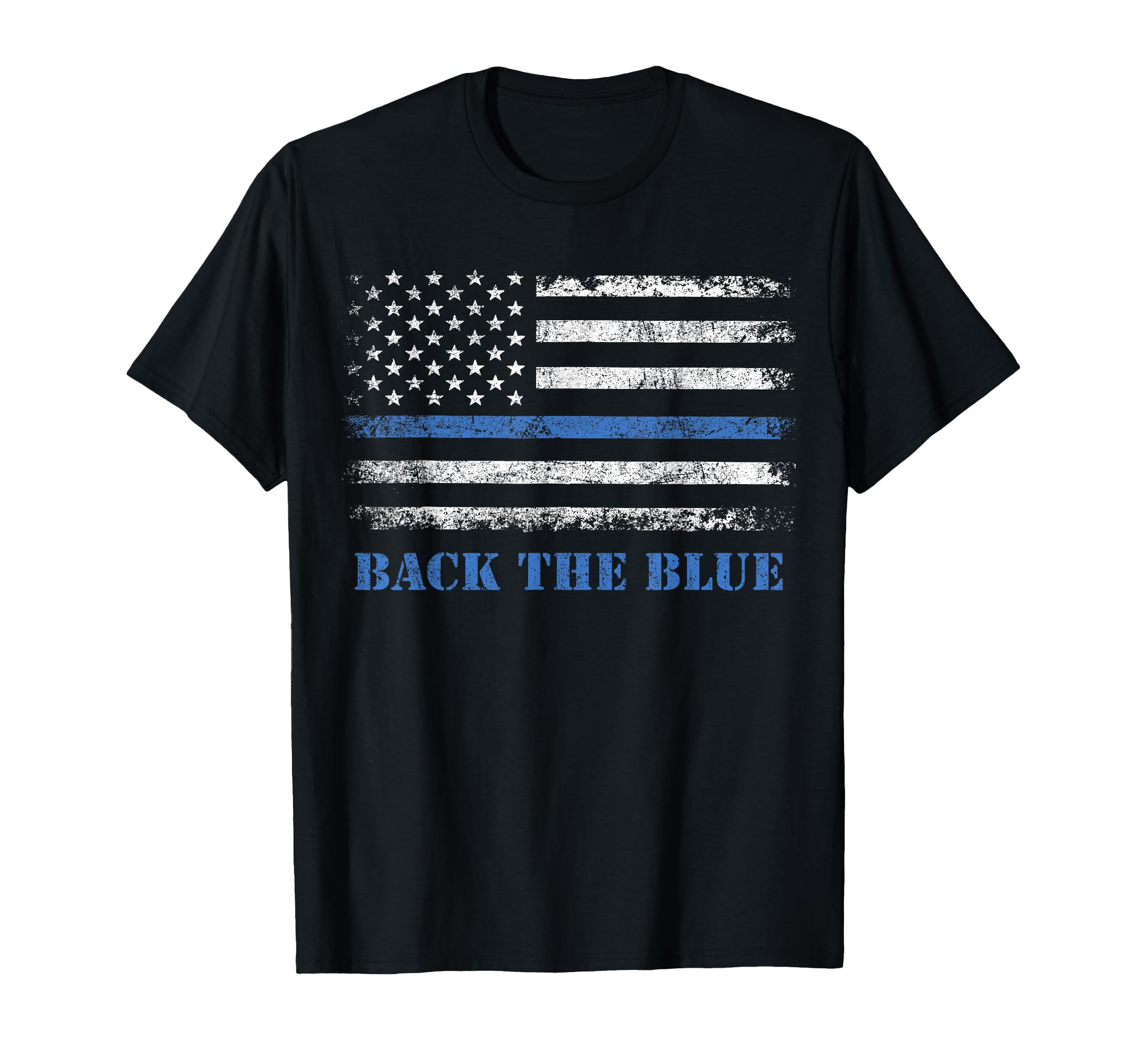 Amazon.com: Back the Blue Thin Blue Line American Flag - Police Support ...