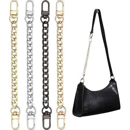 Amazon.com: Fashion Big Metal Cross-Body Purse Strap Extenders,Handbag ...