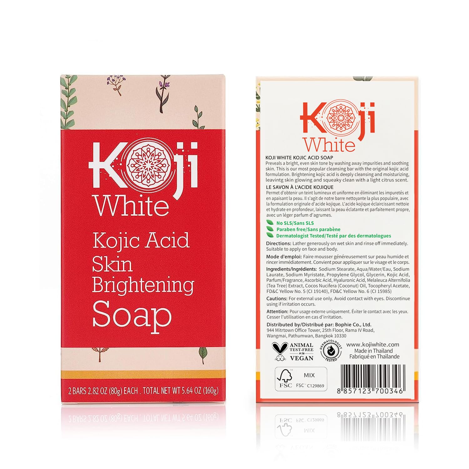 Kojic Acid Skin Brightening Soap - Dark Spot Corrector & Moisturizer ...