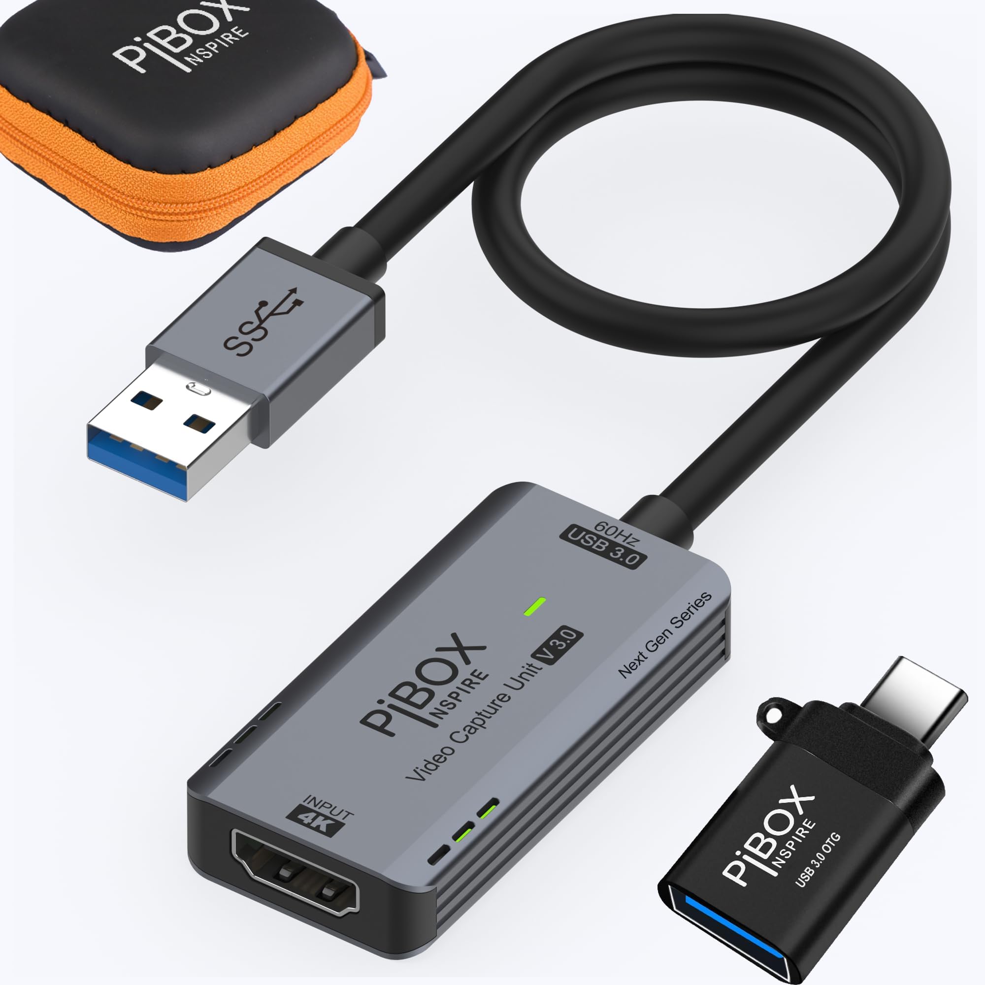 Amazon.com: Upgraded Video Capture Card Cable GEN 3 60 FPS, PiBOX INDIA ...