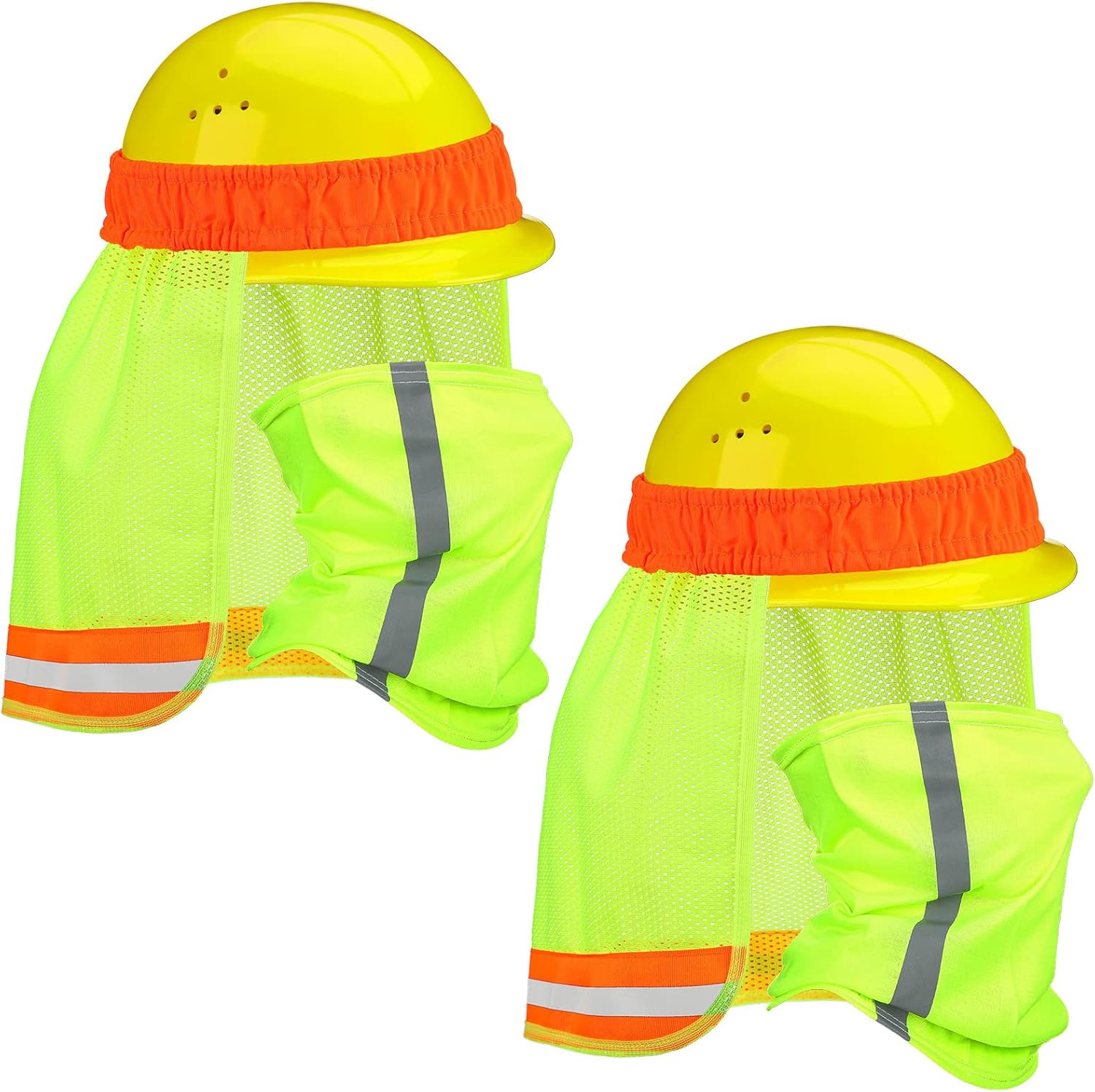 4 Pcs Hard Hat Sun Shade Mesh Neck Sun Shade Construction Accessories ...