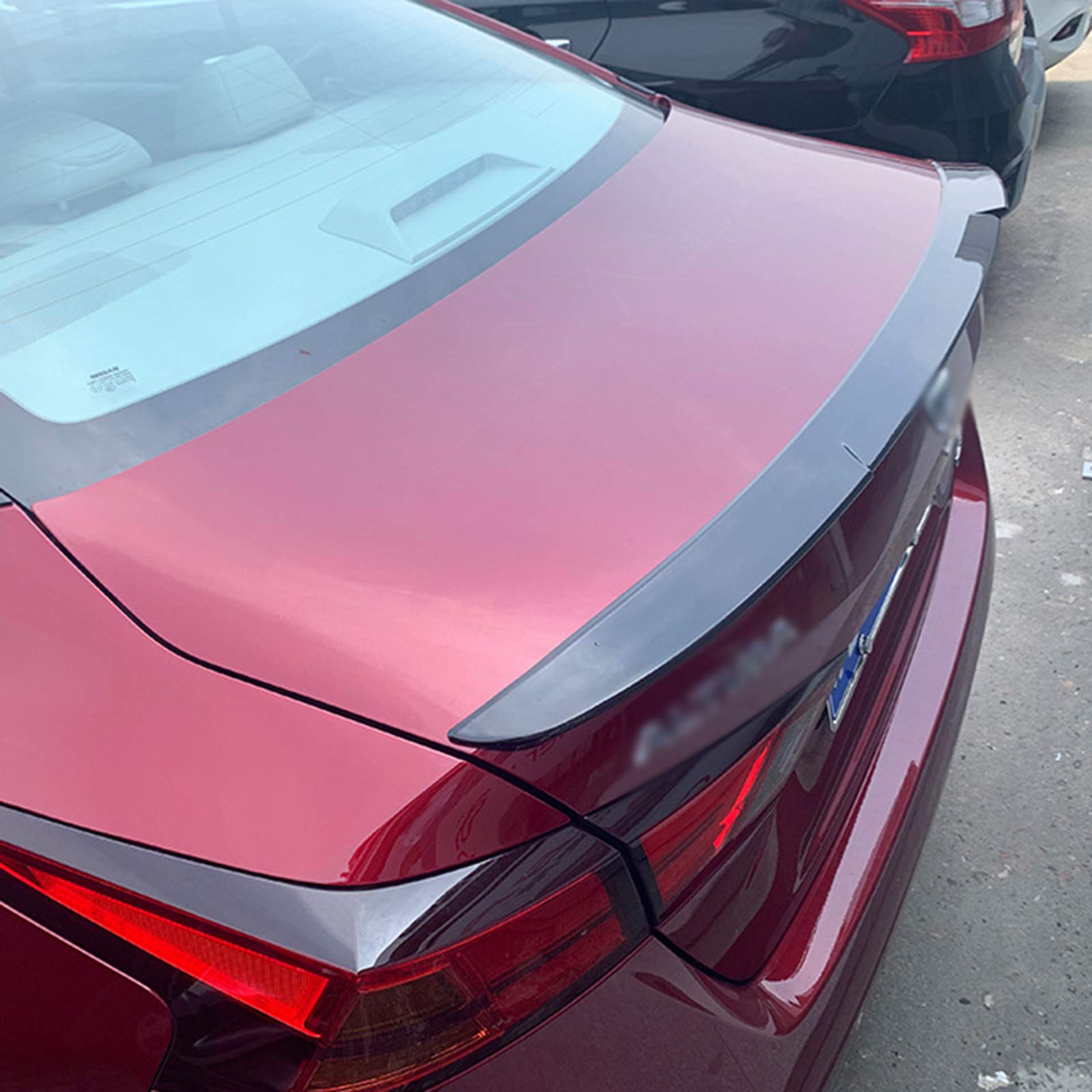 Buy SHKDM Abs Spoiler Black Rear Spoiler Trunk Spoiler For Altima 2019 ...