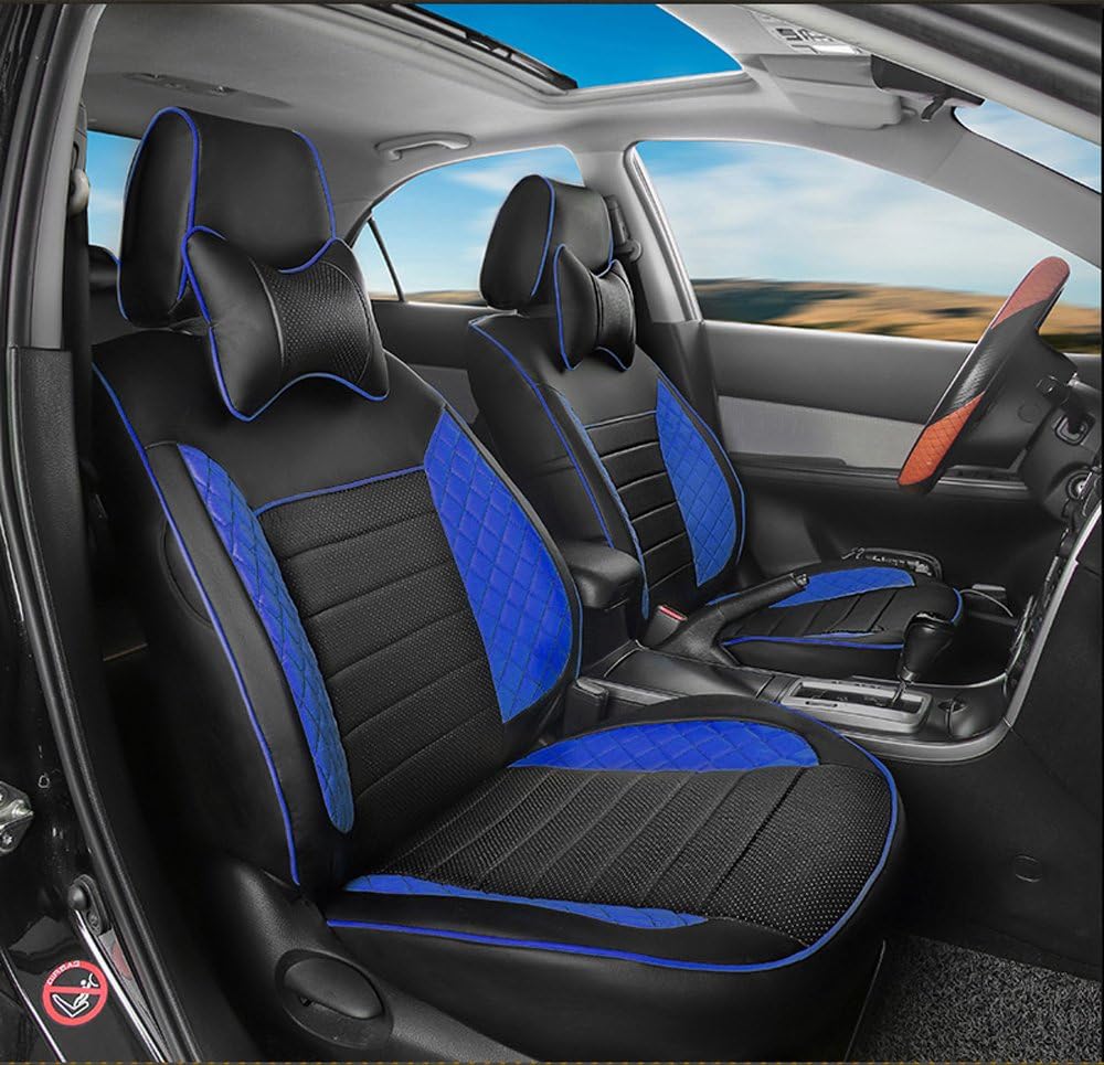 Amazon.com: AutoDecorun Custom Fit Perforated Leatherette Car Seat ...