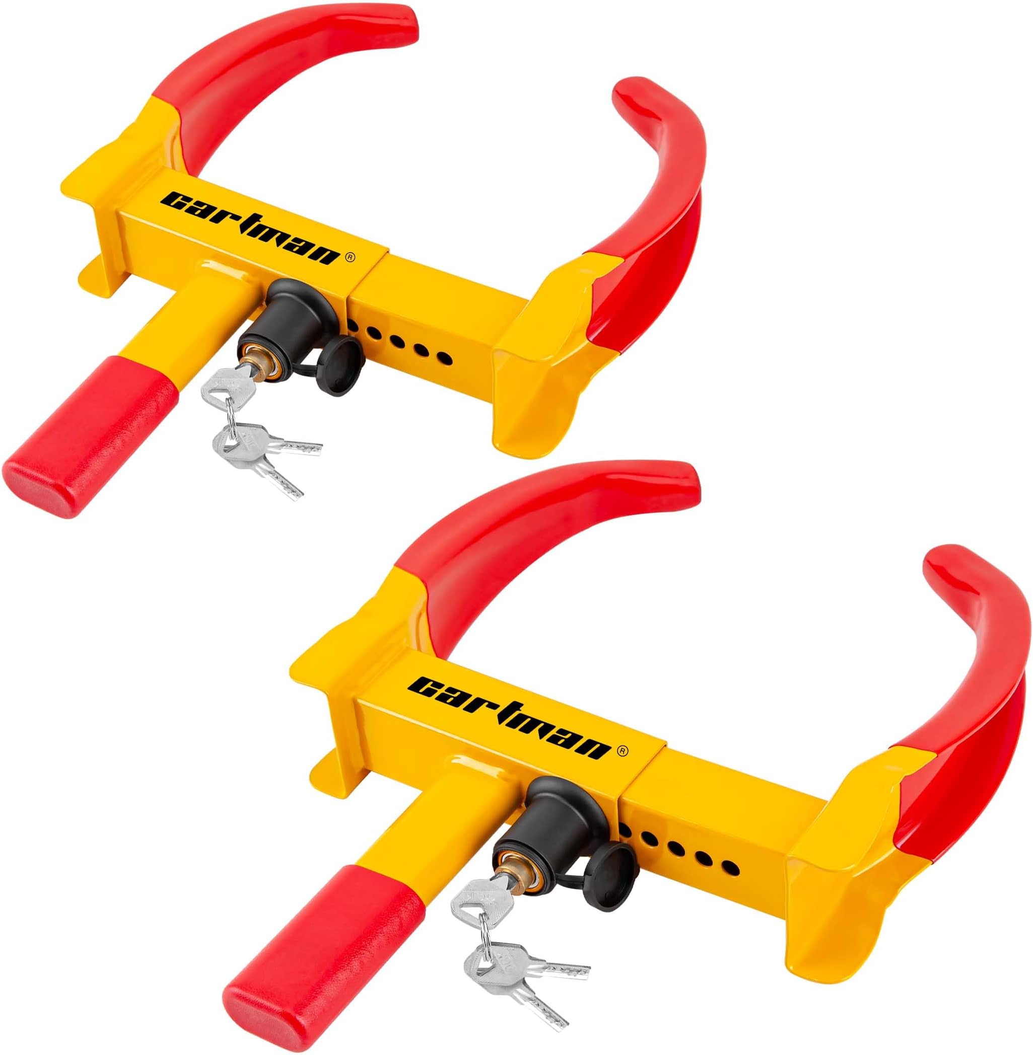 Amazon.com: OxGord Trailer Wheel Lock - Heavy Duty w/Adjustable Tire ...