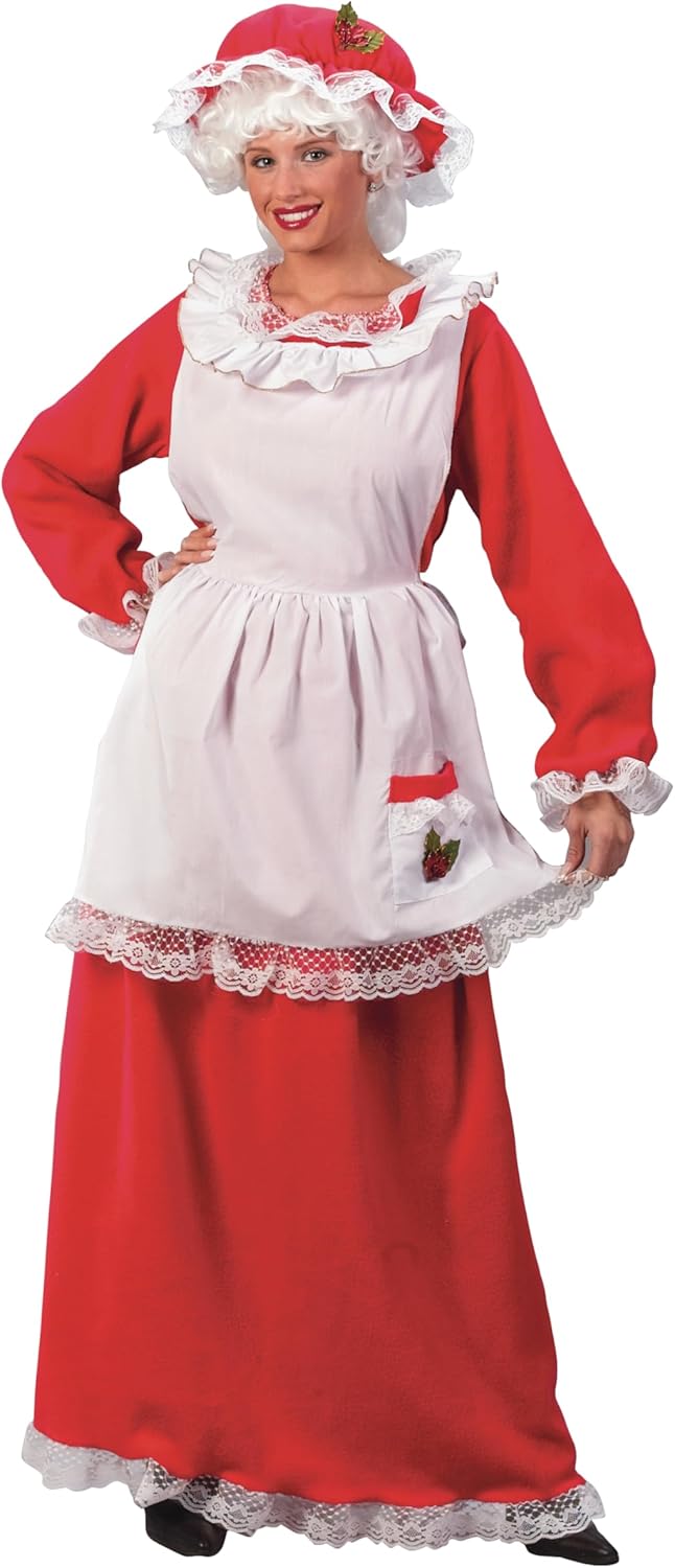 Amazon.com: Fun World Mrs. Claus Suit Adult Costume : Clothing, Shoes ...