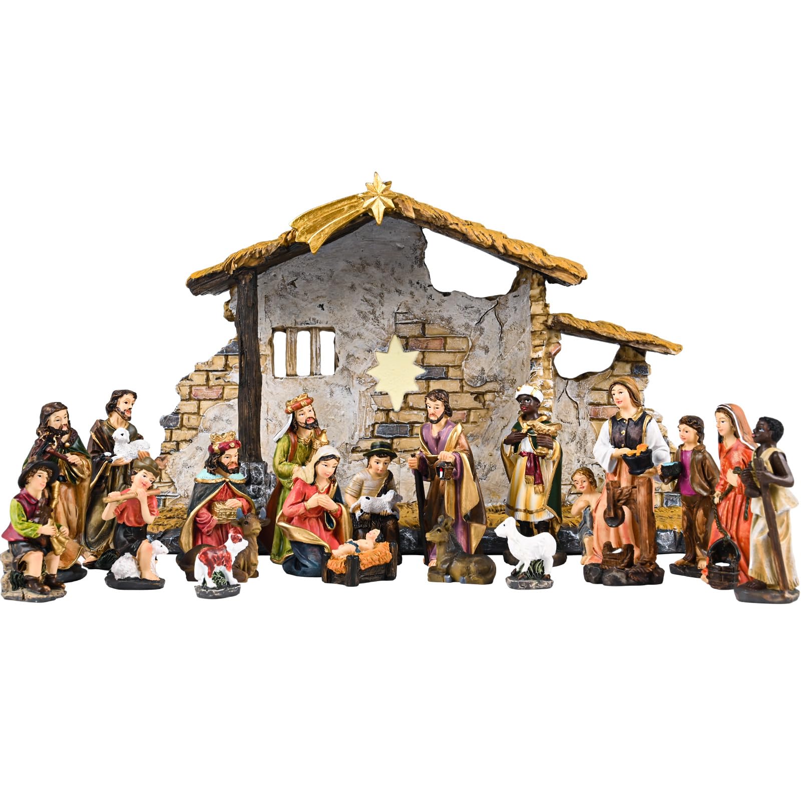 Amazon.com: TLY Nativity Sets for Christmas Nativity Sets & Figures ...