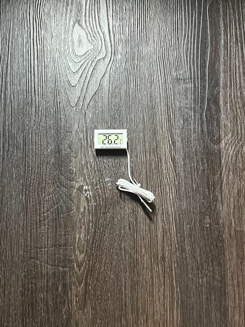 AptechDeals Mini LCD digital thermometer sensor wired for Room ...