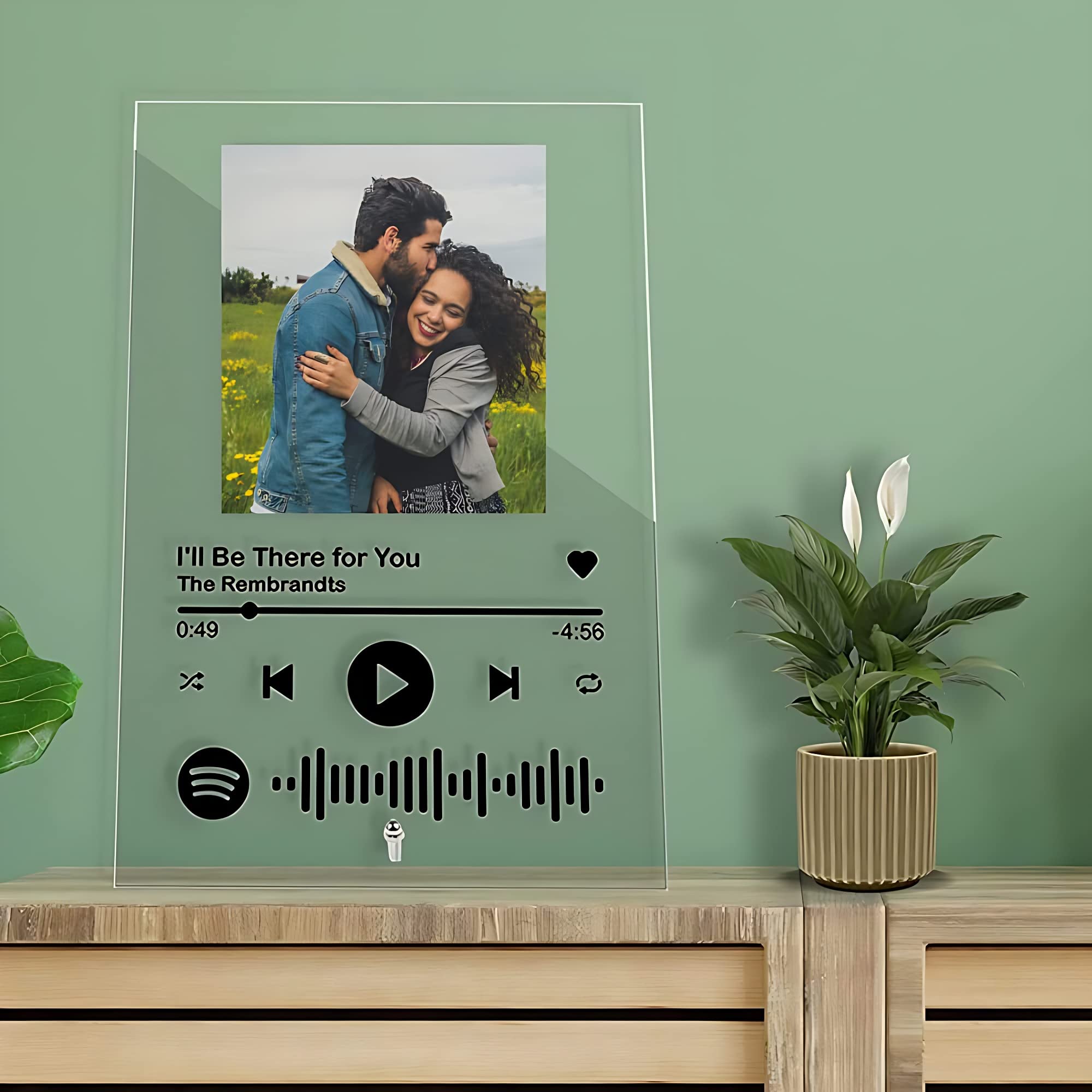 SRIKARA SAMANYU ENTERPRISES Customized Photo&Song Spotify Plaque ...