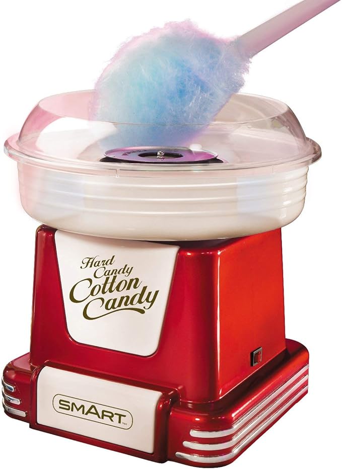 SMART Retro Candy Floss Maker, White : Amazon.co.uk: Home & Kitchen