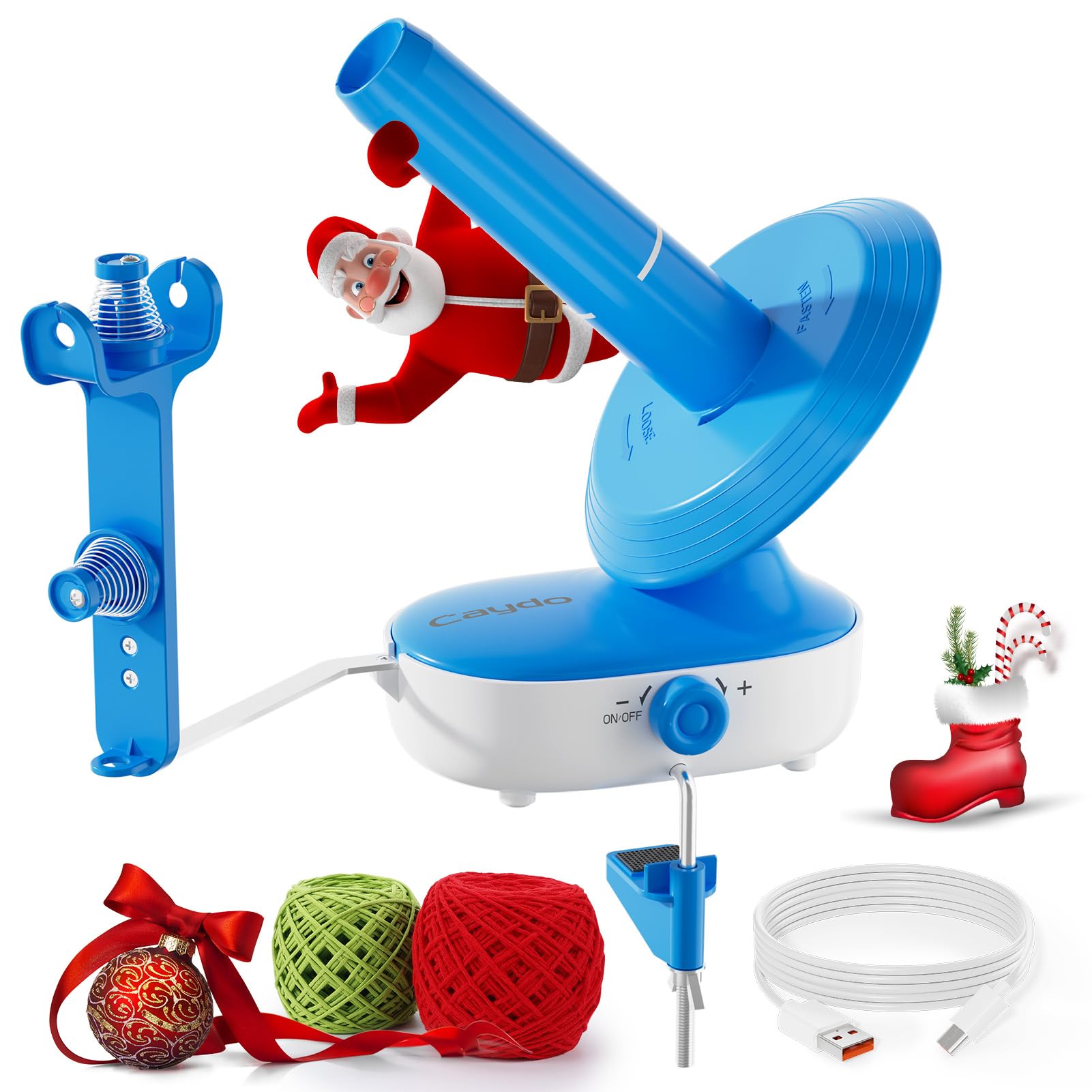 Amazon.com: Caydo Yarn Winder, Electric Yarn Ball Winder Pro, 10oz ...