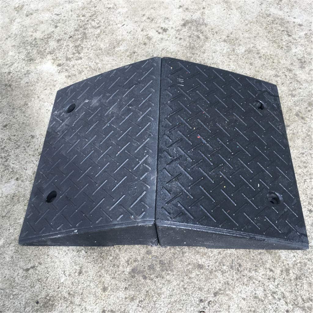 Easy to use Rubber Triangle Ramps, 14 cm Height Slow Down Slope Pad ...