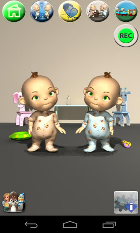 Aplicación Talking Baby Twins en Amazon Appstore