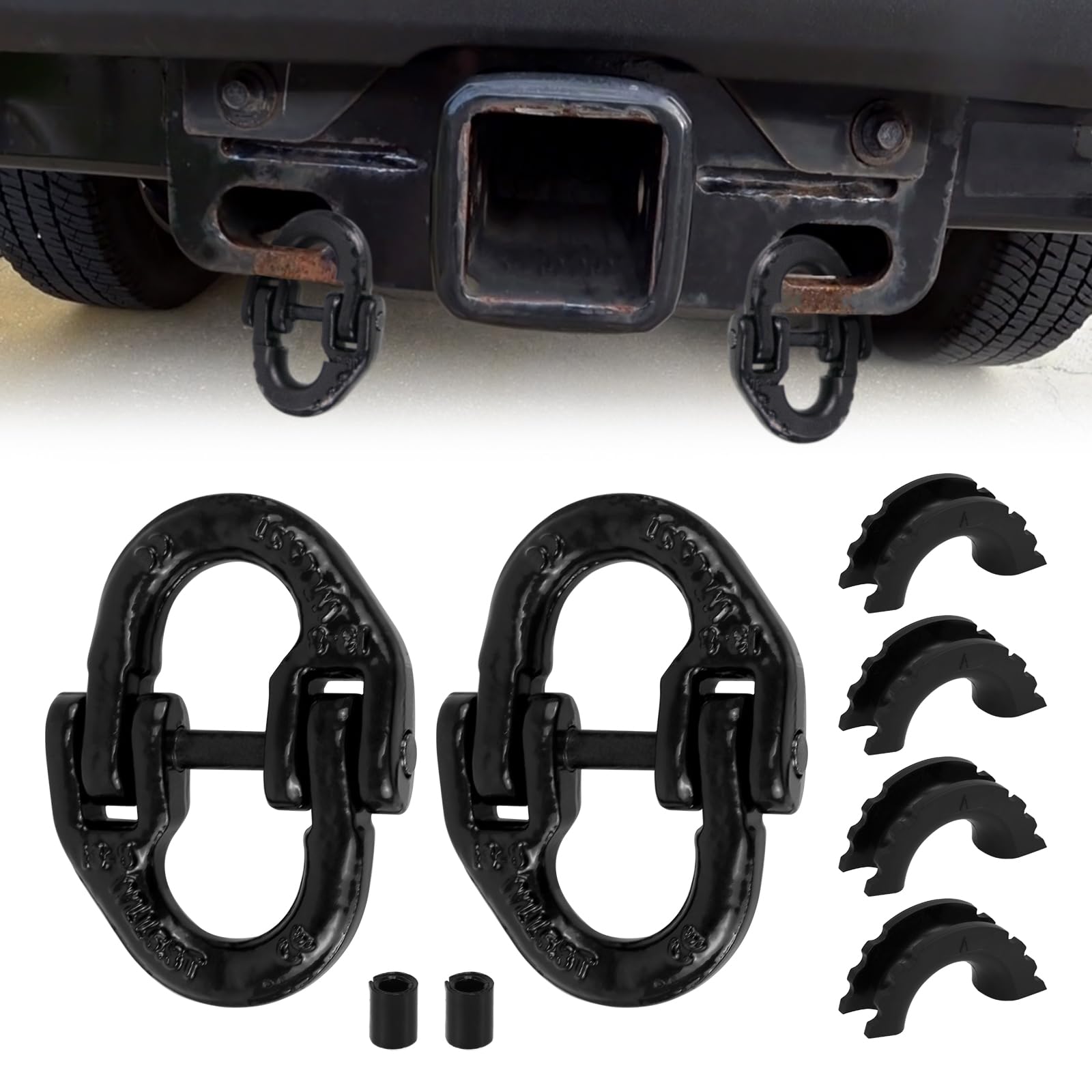 Amazon.com: RULLINE 2-Pack 1/2" Heavy-Duty Safety Chain Connector: G80 ...