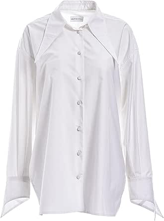 Amazon.com: Button Down Shirt with Exaggerated Collar, 10, Snow White ...