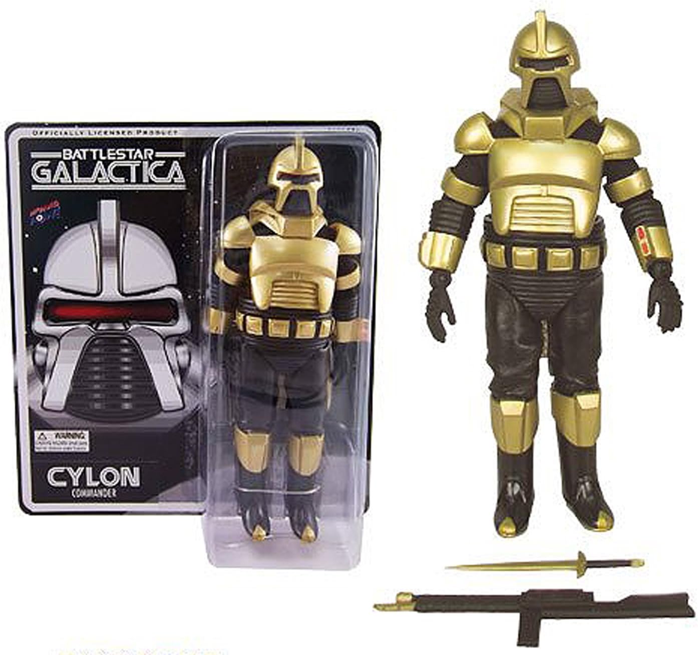 BATTLESTAR GALACTICA 8-INCH CYLON COMMANDER ACTIONFIGUR: Amazon.de ...